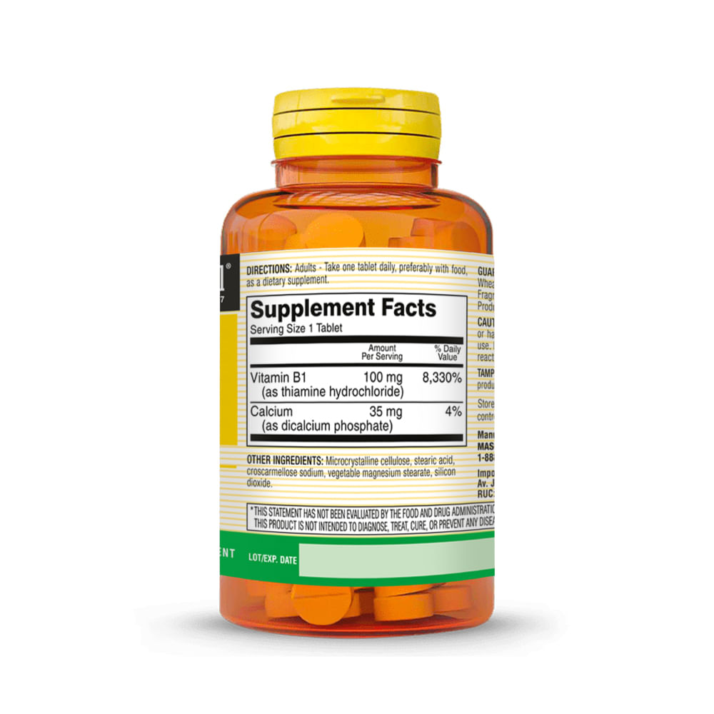 B1 100mg Mason 100tab