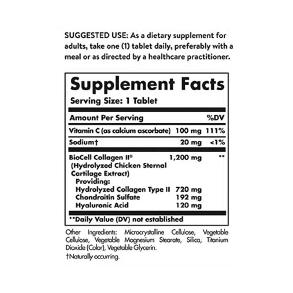 Collagen Hyaluronic Acid Complex 30Tab Solgar - Flora y Fauna